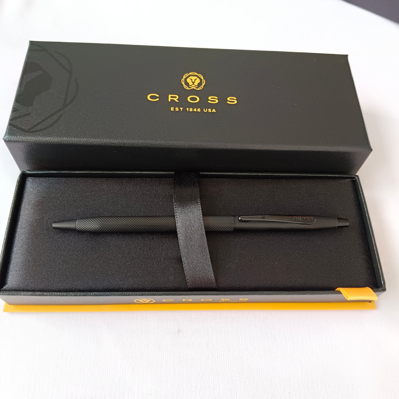 Cross AT0082-122 Classic Century Brushed Black PVD Ballpoint Pen ...